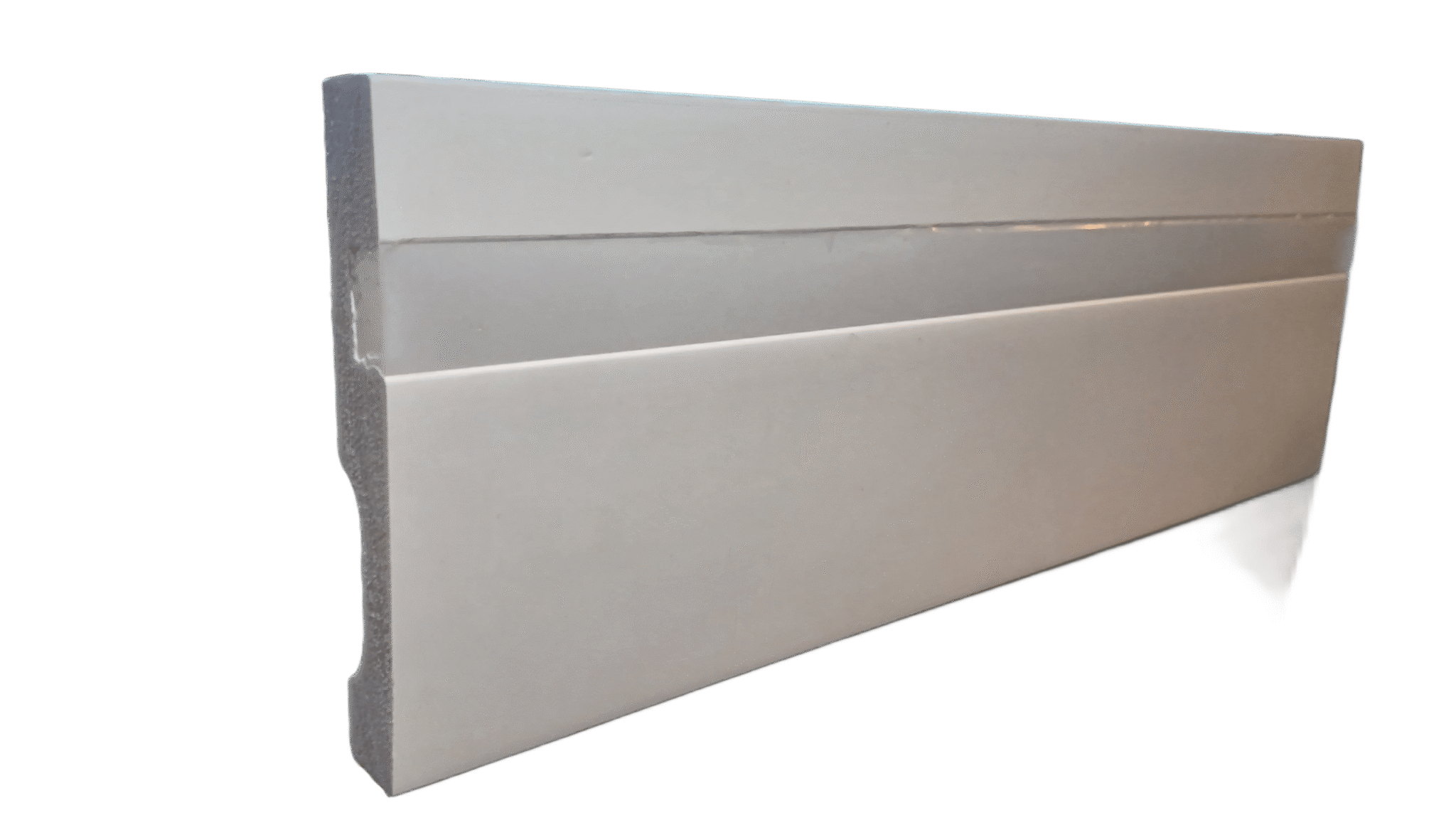 Zócalo con canaleta para luz led