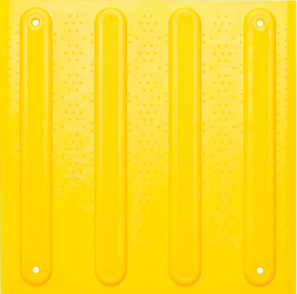Baldosa Podotactil Amarillo Siga | Melavinyl