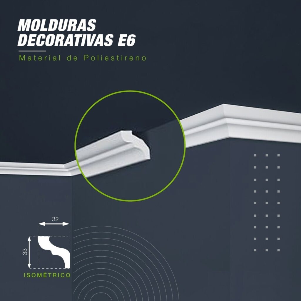 Moldura Decorativa E-6 | Melavinyl